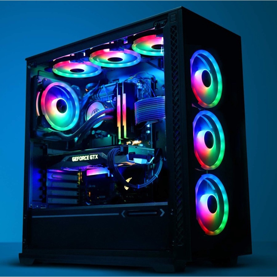 Jual Fan CPU Case Indobestlink RGB /Fan CPU Casing RGB /FAN RGB 12CM ...