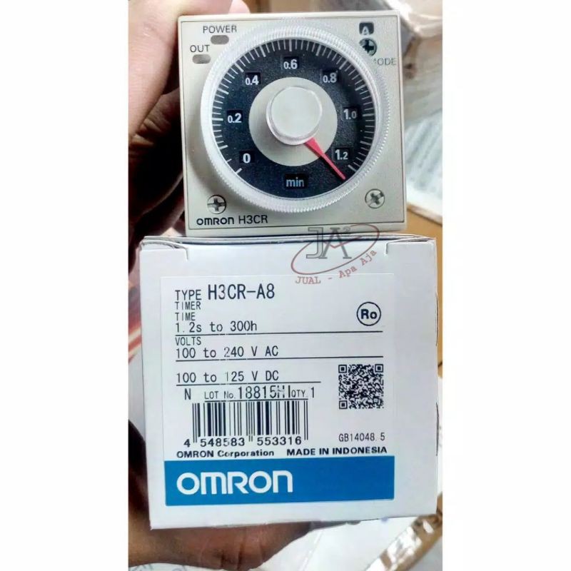 Jual Timer Omron H3CR-8 Asli /Ori 220Vac | Shopee Indonesia