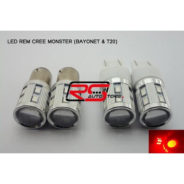Jual Lampu rem LED Cree Monster 9 Watt STROBO dan STD Super Terang ...