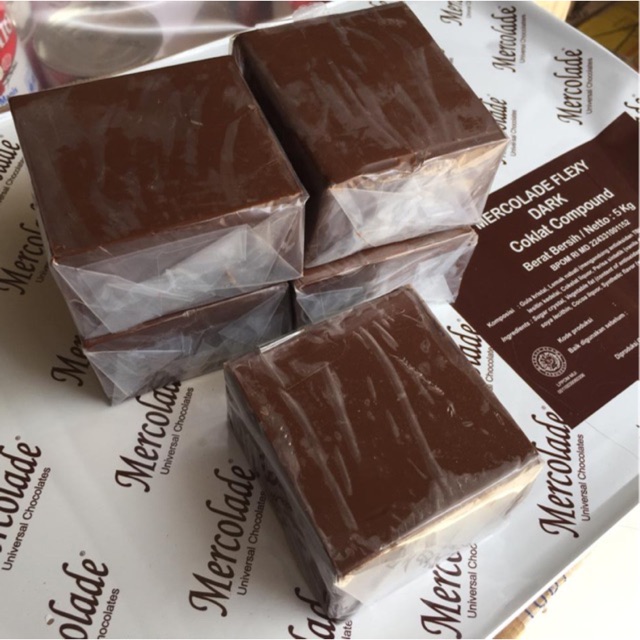 Jual Cokelat blok compound Mercolade repack -+250gr | Shopee Indonesia