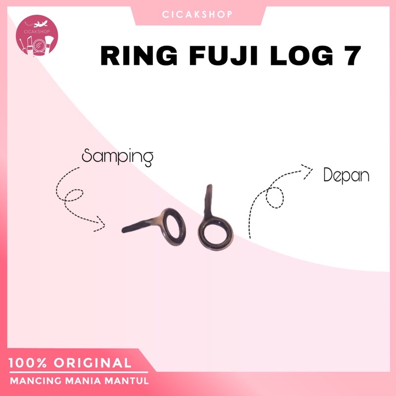 Jual cicakshop88 Liebe Ring guide joran fuji log satuan original fuji ...