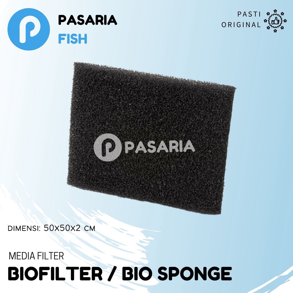 Jual Biofilter/Bio filter/Biofill foam/busa akuarium/kolam ikan 50 cm x ...