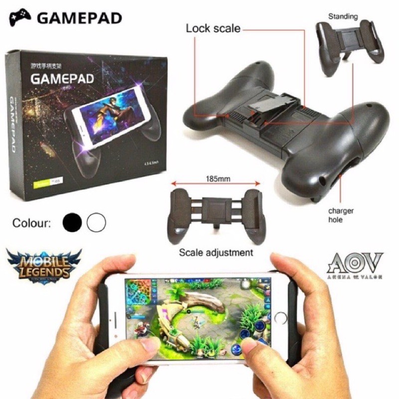 Jual Gamepad Handle Moba Joystick mobile legend Holder gaming game pad ...