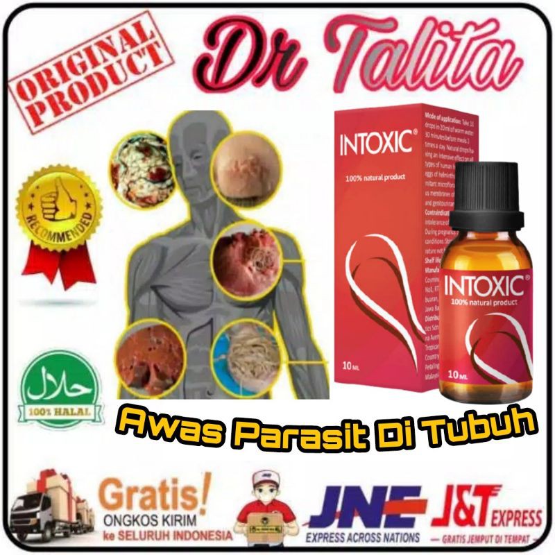 Jual Intoxic Cair Original Anti Parasit Di Dalam Tubuh (10 Ml) | Shopee ...