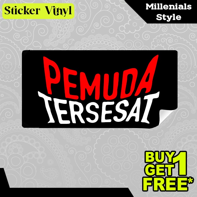 Jual Stiker Sticker Pemuda Tersesat Tulisan Kalimat Gaul dan Kekinian ...