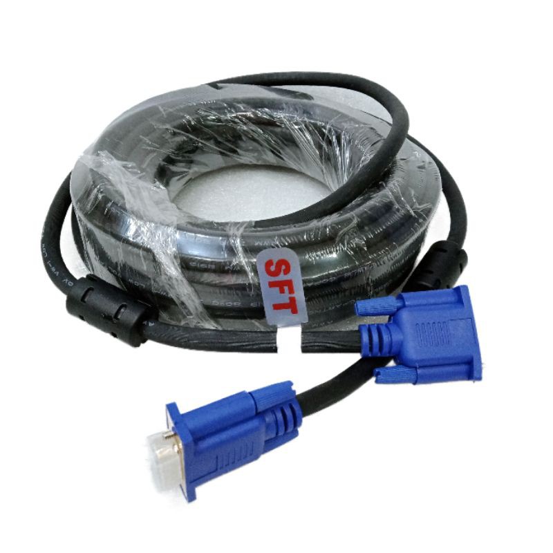 Jual Kabel VGA Super 1.5m, 3m 5m dan 10 Meter Proyektor LED Monitor Cable Digital | Shopee Indonesia