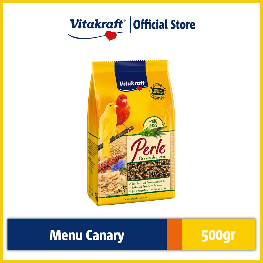 Jual Vitakraft Menu Canary 500g Pakan Burung Kenari Lengkap dengan VITA ...