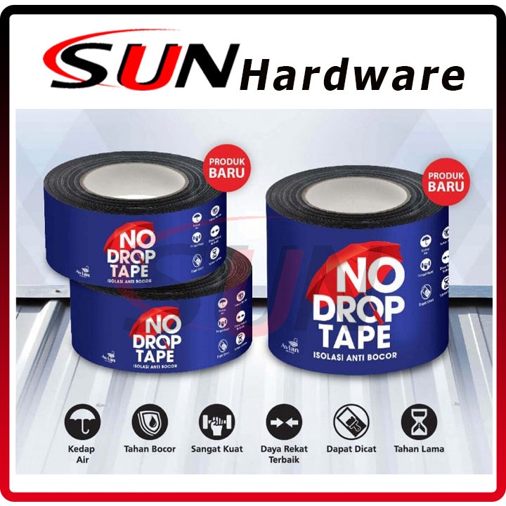 Jual No Drop Tape Lakban Anti Bocor Pipa Asbes Seng Beton Atap Meteran | Shopee Indonesia