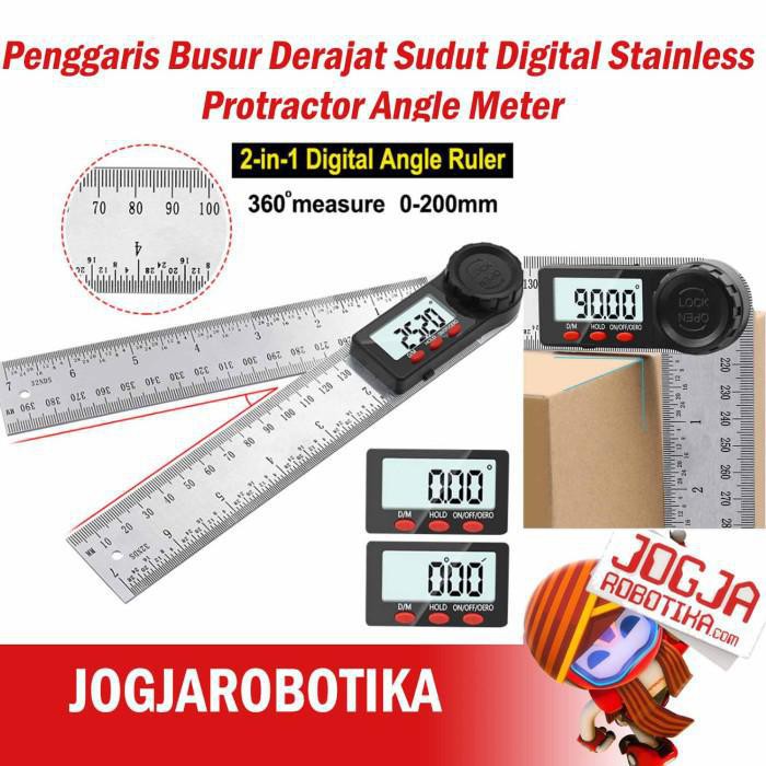 Jual Penggaris Busur Derajat Sudut Digital Stainless Protractor Angle ...