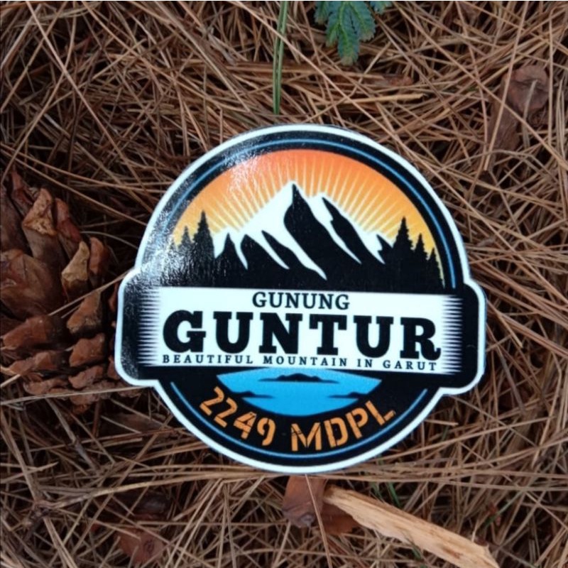 Jual STIKER GUNUNG GUNTUR / STIKER GUNUNG INDONESIA STIKER OUTDOOR ...