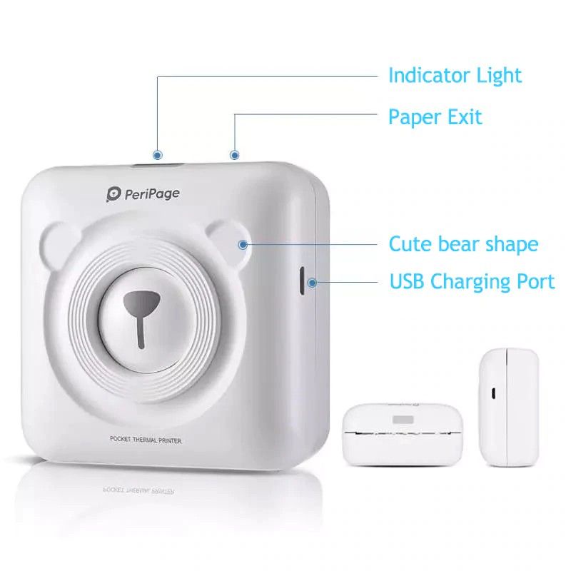 Jual Printer peripage lucu mungil kecil portable ATAU case peripage ...