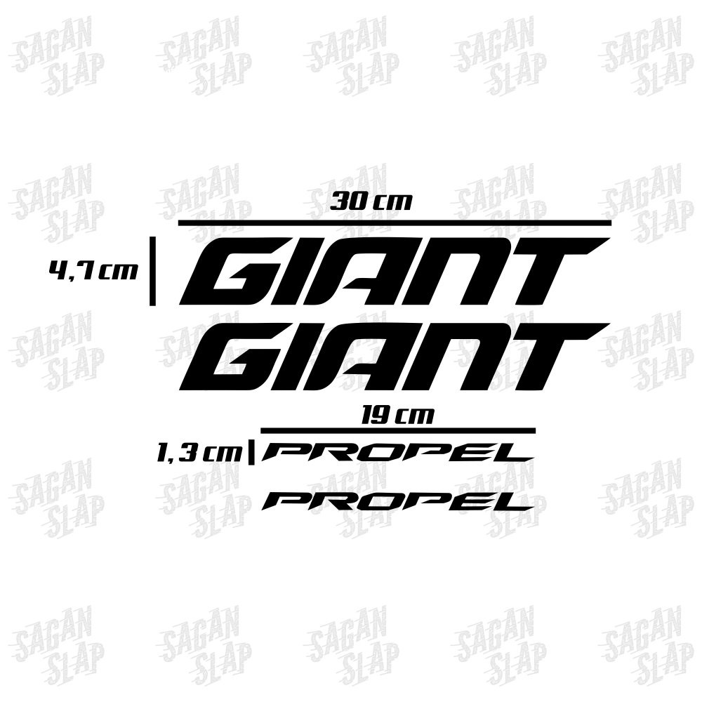 Jual Sticker Decal Frame sepeda GIANT PROPEL | Shopee Indonesia