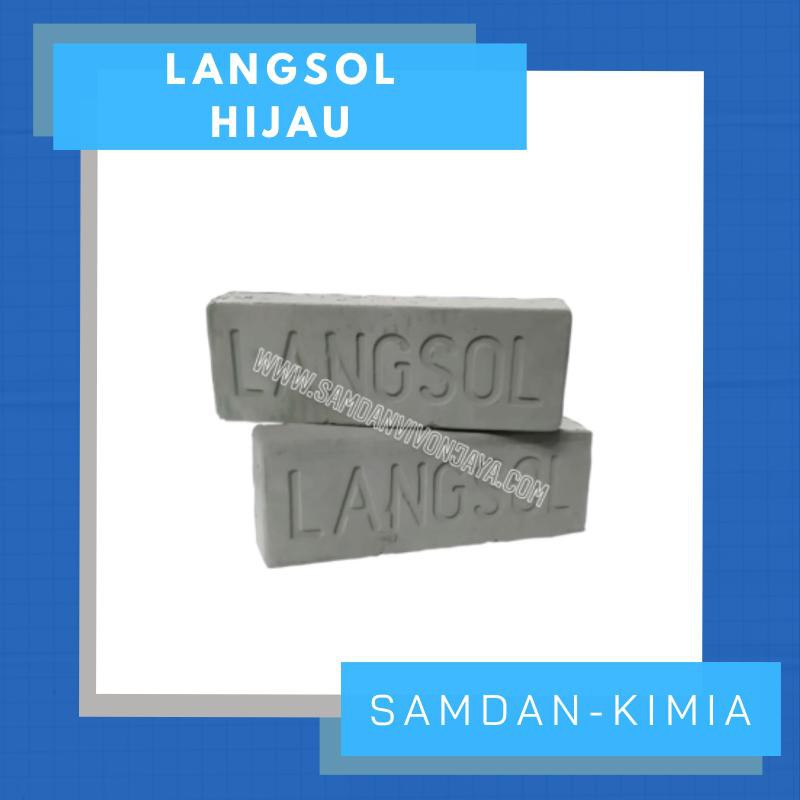 Jual Langsol Hijau/ Batu Hijau/ Batu Poles/Batu Gosok (1 batang ...