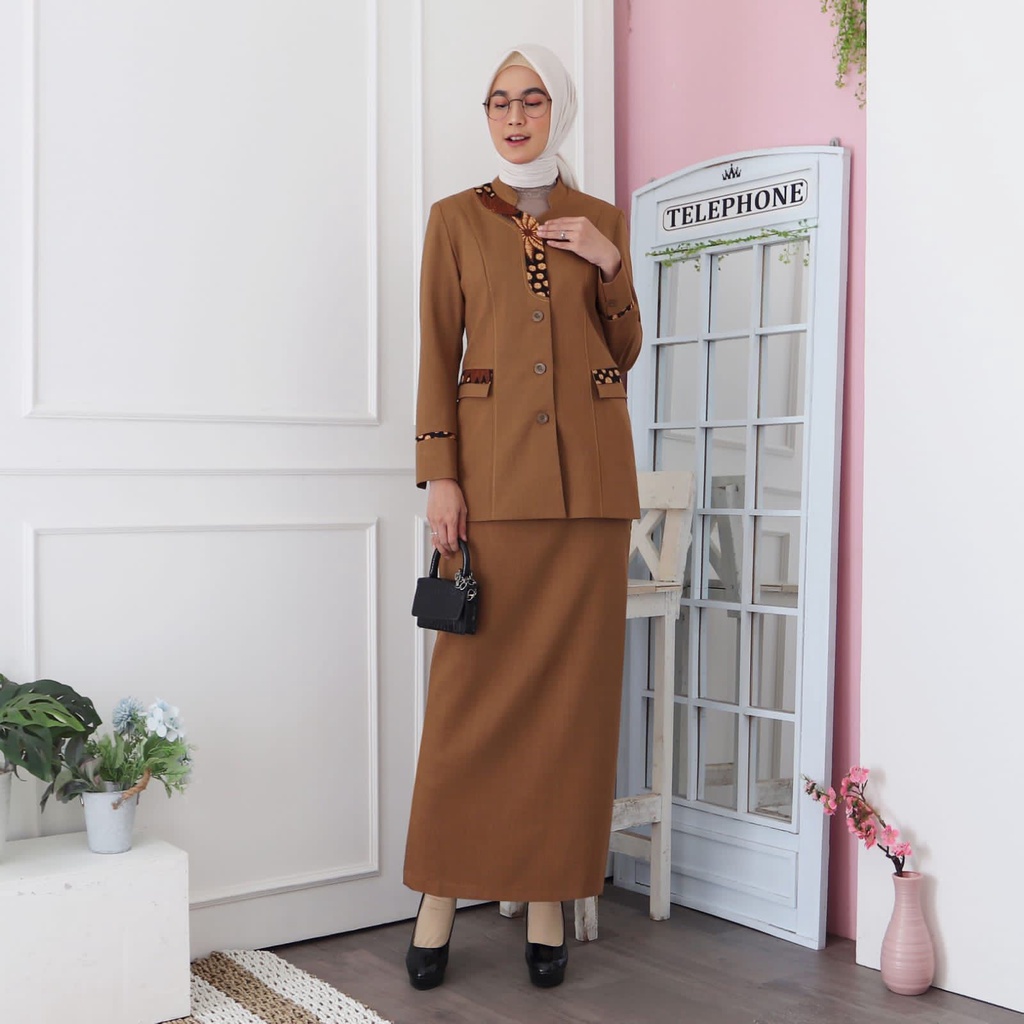 Jual BLAZER WANITA B&V LYNELLE / Seragam PNS / Seragam Pemda / Blazer PNS / Baju Dinas Pemda ...