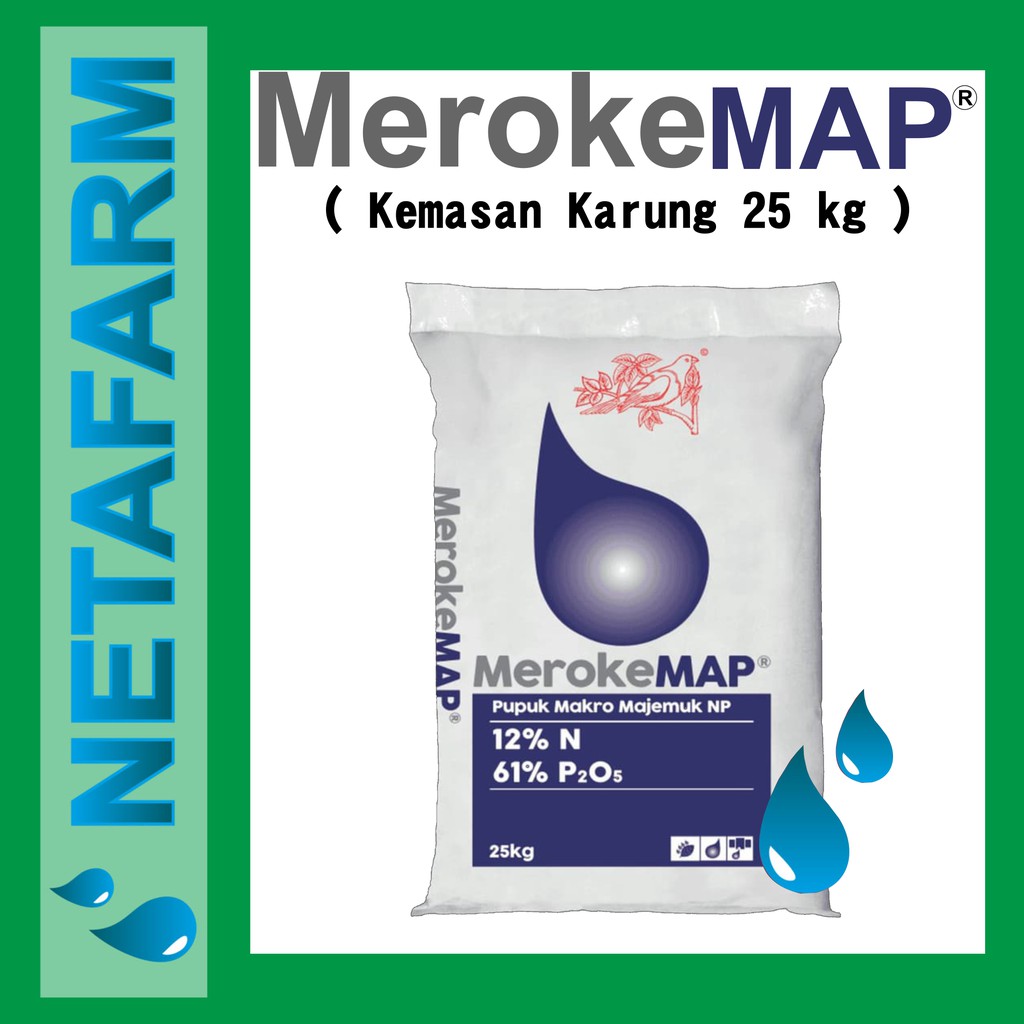 Jual Pupuk Meroke MAP kemasan pabrik karung 25 kg | Shopee Indonesia
