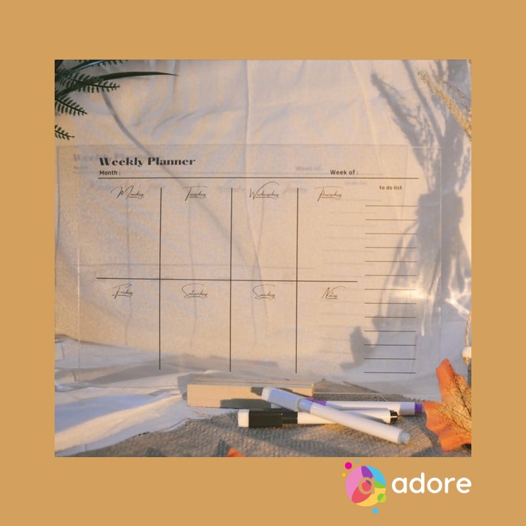 Jual Acrylic Planner / Calender Akrilik | Shopee Indonesia