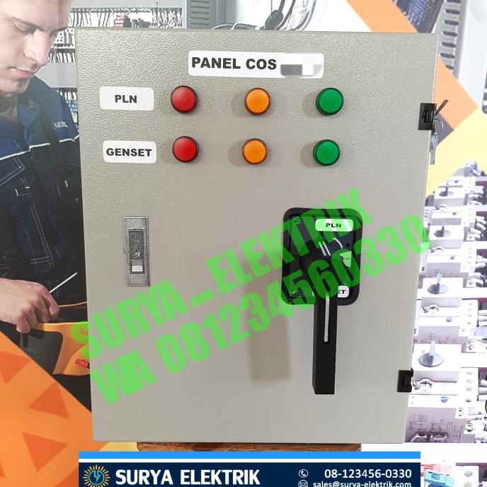Jual Panel Cos Ohm Saklar Handel Pln Genset 125A 125 Amper Sircover ...