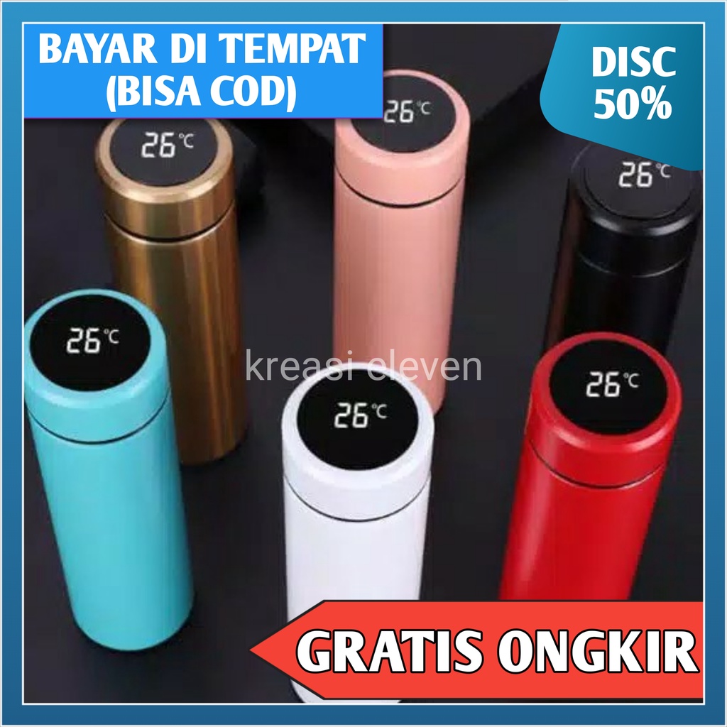 Jual Tumbler Smart LED Custom Nama / Cetak Laser / Grafir | Shopee ...