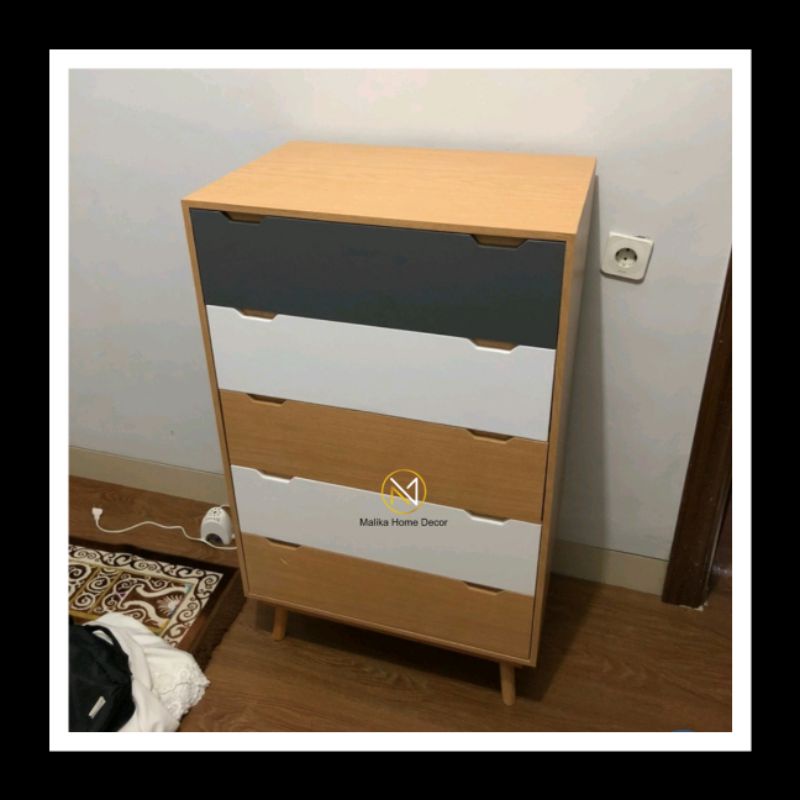 Jual nakas minimalis meja n26 5 laci | Shopee Indonesia
