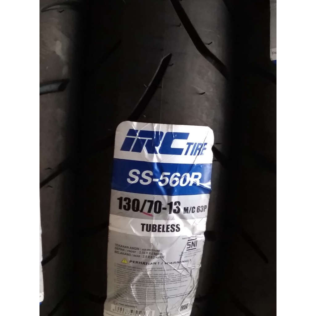 Jual Ban luar belakang IRC SS-560R 130/70-13 Tubeless | Shopee Indonesia