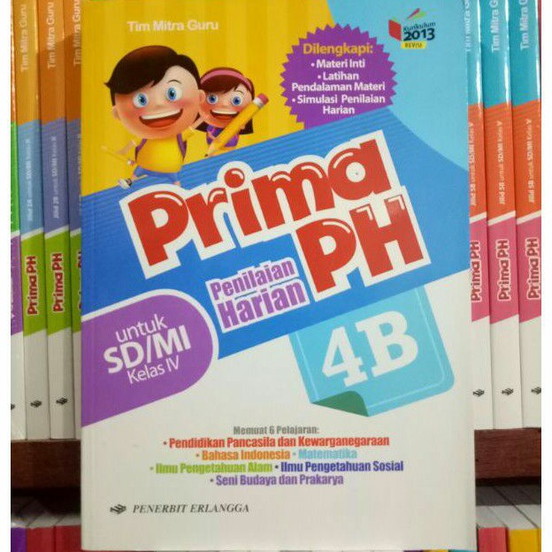 Jual BUKU PRIMA PH(PENILAIAN HARIAN) SD/MI KELAS 4B REVISI K13N ERLANGGA | Shopee Indonesia