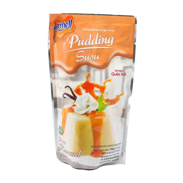 Jual NUTRIJELL Puding Susu Karamel 130g - NUTRI JELL Caramel Milk ...