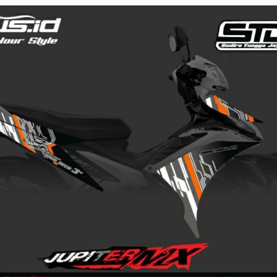 Jual STIKER LIVERY BUS JUPITER MX 135 NEW | Shopee Indonesia