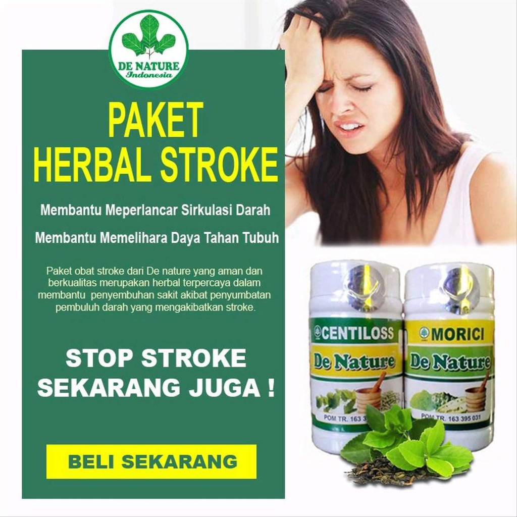 Jual Obat Stroke | Strok | Lumpuh Ringan | Vertigo | Darah Tinggi ...