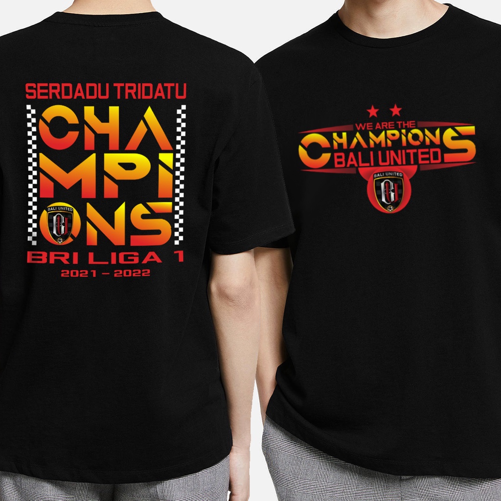 Jual Baju Kaos Distro Bali United Juara BRI Liga 1 2022 V01 | Shopee ...