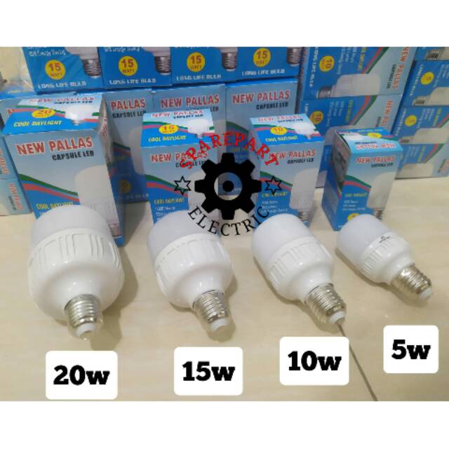 Jual LAMPU LED KAPSUL TERANG HEMAT ENERGY BOHLAM CAPSULE 5 10 15 20 WATT | Shopee Indonesia