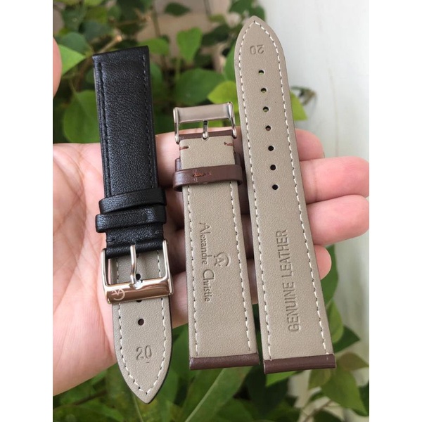 Jual TALI KULIT ORIGINAL ALEXANDRE CHRISTIE BUCKLE SILVER | Shopee ...
