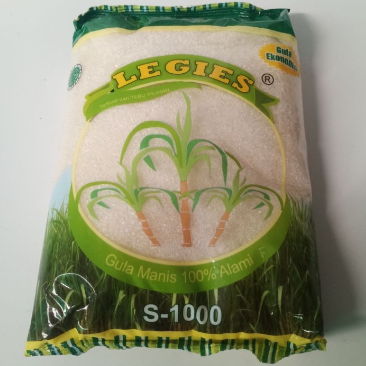 Jual Gula pasir Legies S-1000,Alami 100% 750gr & Rose Brand 1Kg ...