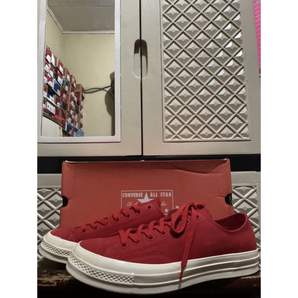 Jual ORIGINAL 70S CONVERSE LOW OX ENAMEL RED EDGRET | Shopee Indonesia