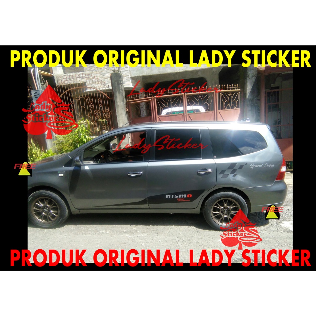 Jual STICKER LIVINA STICKER STIKER LIST MOBUIL NISSAN GRAND LIVINA SIDE ...