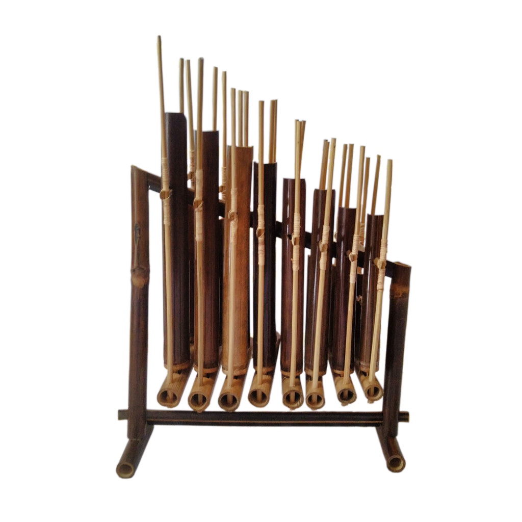 Jual angklung 8 nada 1 oktaf ukuran besar/SD dan kecil/TK bambu tali ...