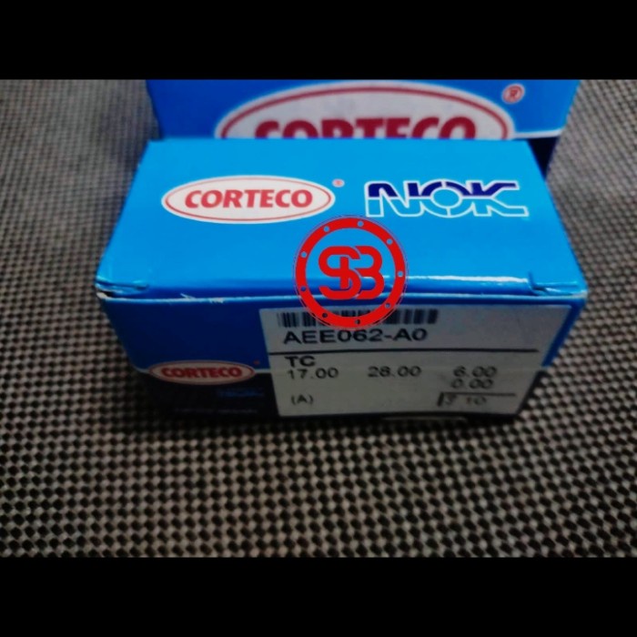 Jual Oil seal TC 17 28 6 / 17x28x6 NOK Seal Depan Gear Tornado Crystal ...