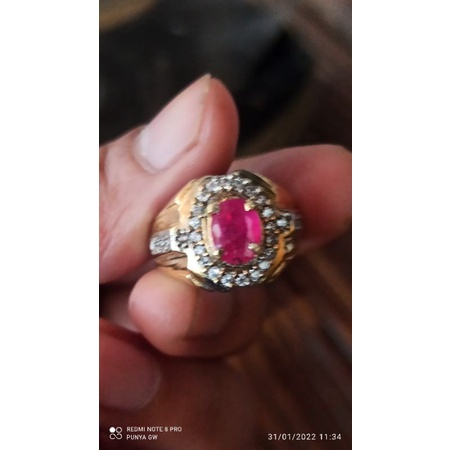 Jual BATU NATURAL RUBY TANZANIA ( KODE 004 ) + MEMO | Shopee Indonesia