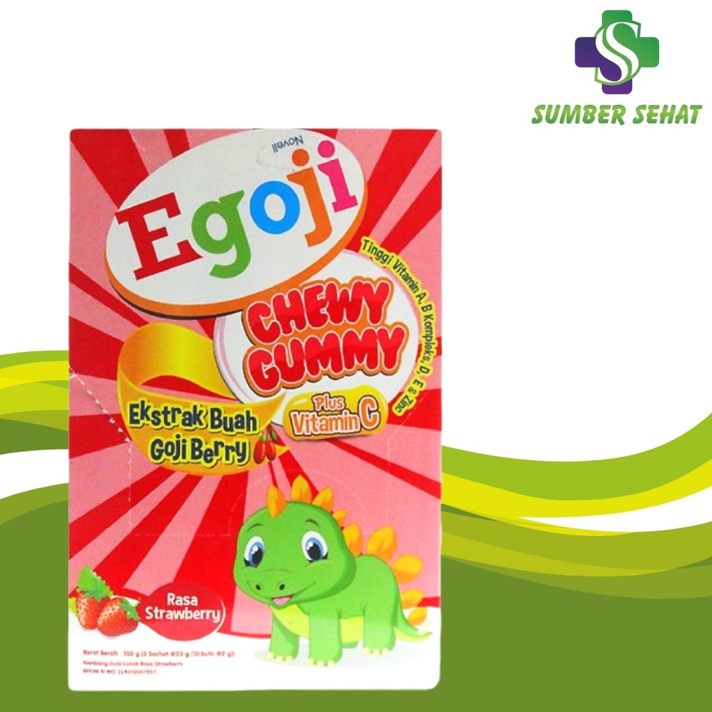Jual EGOJI CHEWY GUMMY BOX 5 SACHET | Shopee Indonesia