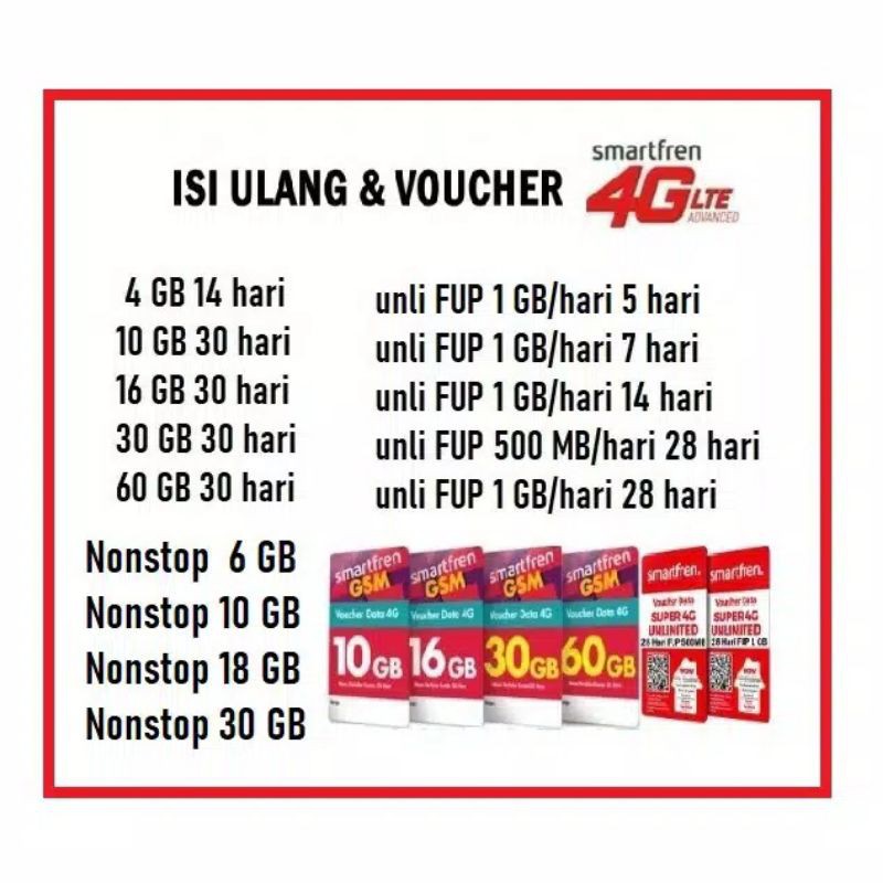 Jual PAKET SMARTFREN INJECT DAN KODE VOUCHER /KUOTA SMARTFREN /DATA SMARTFREN | Shopee Indonesia
