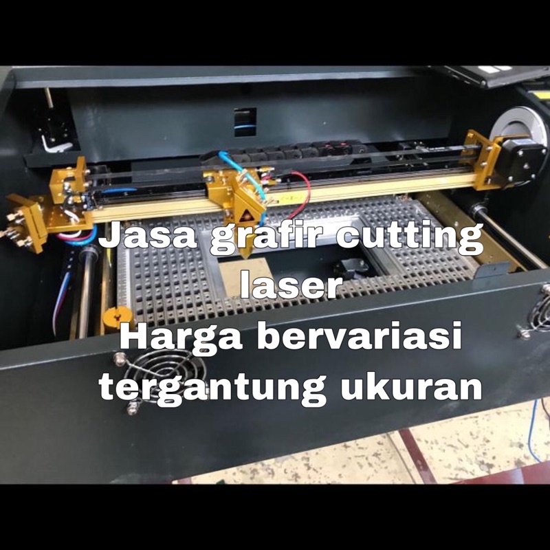 Jual custom grafir cutting laser logo nama gravir kayu akrilik engravir ...