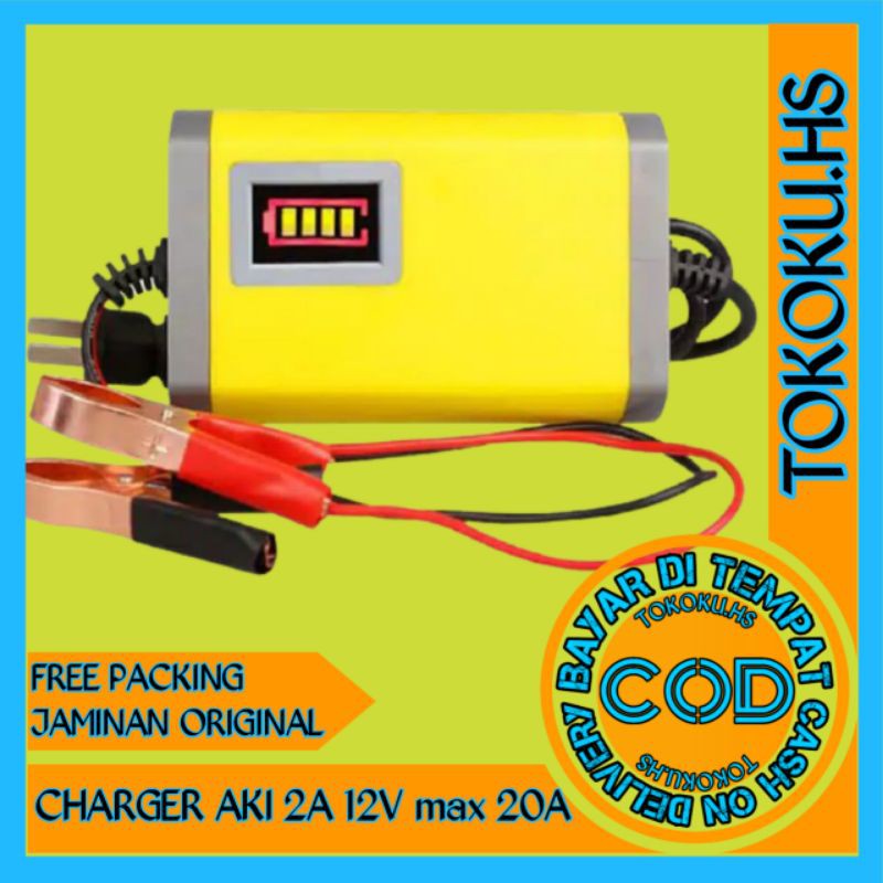 Jual CHARGER AKI 2A 12V/CHARGER AKI MOTOR/CAS AKI/STEREK/ACCU/CHARGER ...