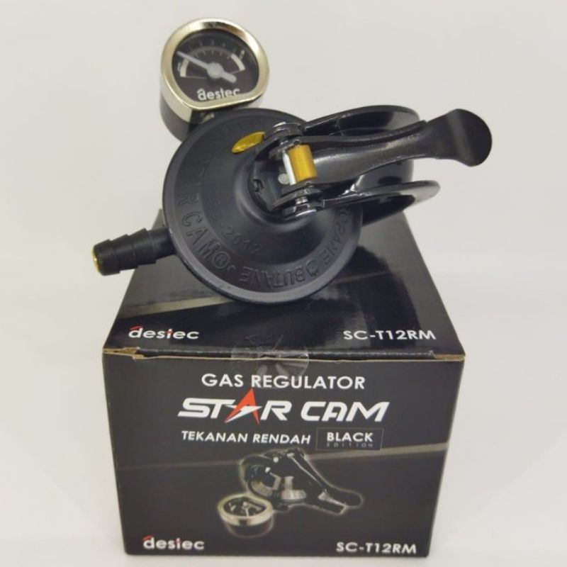 Jual Regulator gas starcam black series kepala gas | Shopee Indonesia