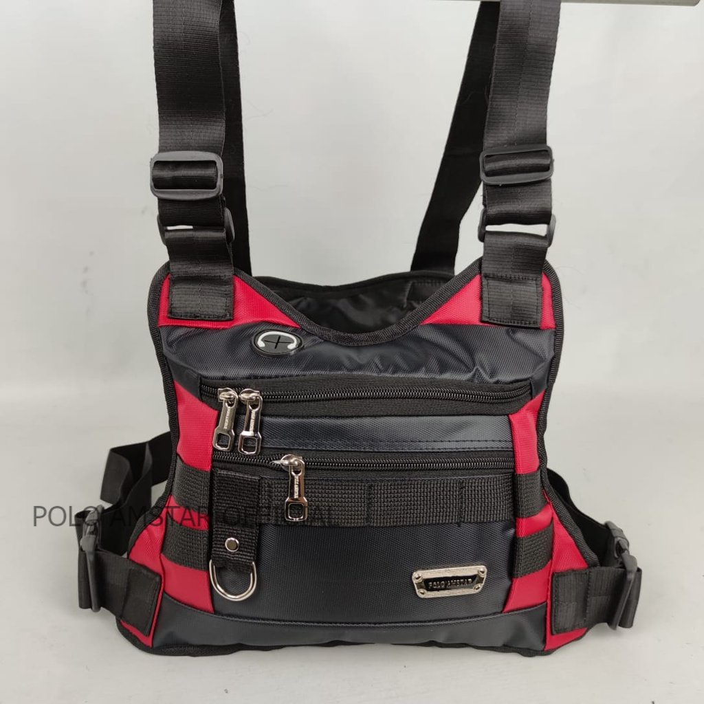 Jual Termurah Tas Dada Original Polo Amstar Waterproof Bahan Micro TR ...