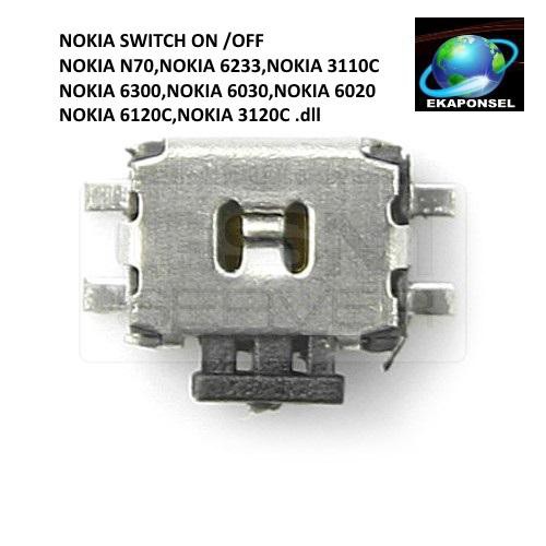 Jual NOKIA SWITCH ON/OFF N70/N73/6630/6120C/6233/6280/N95 DLL | Shopee ...