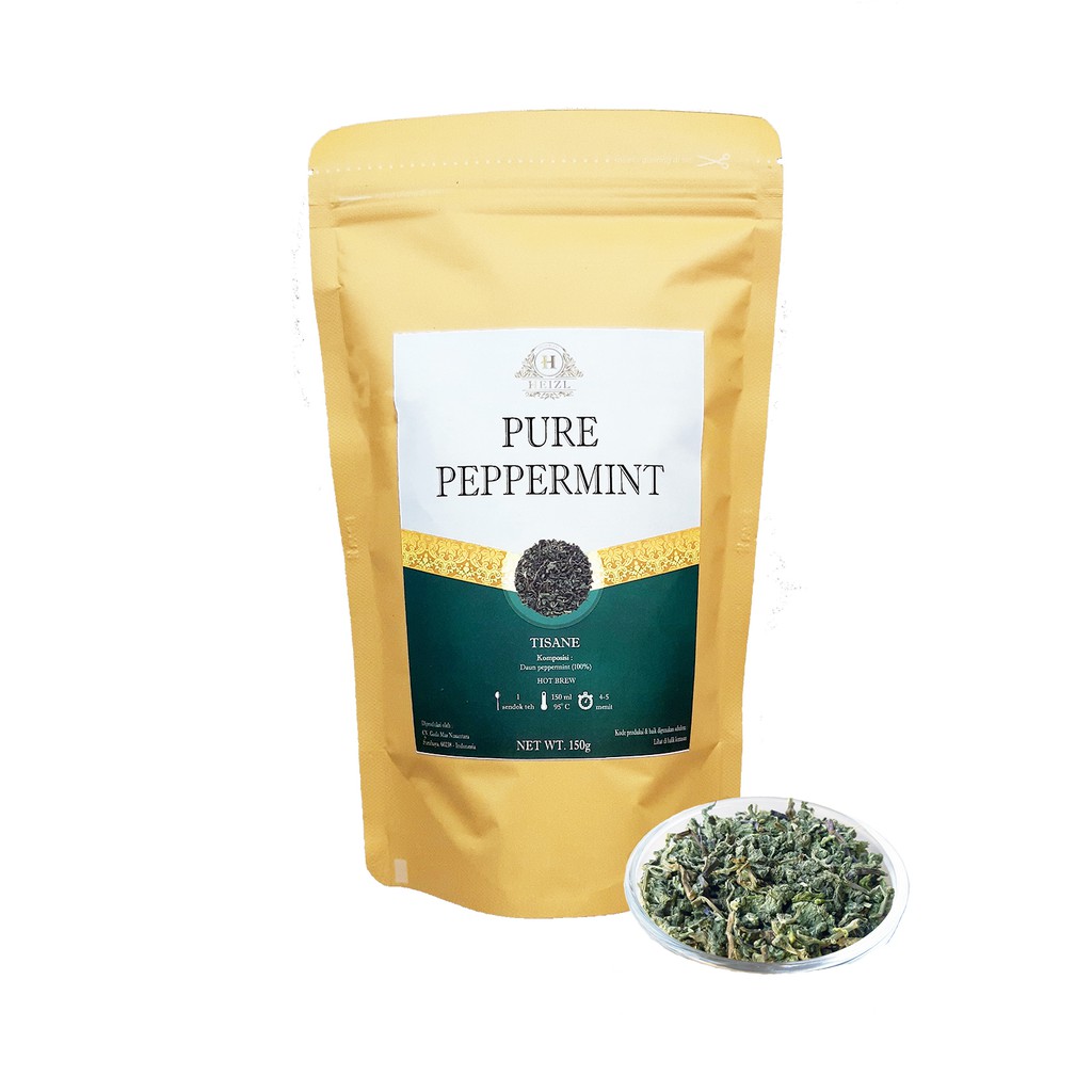 Jual HEIZL Pure Peppermint Tea Teh Peppermint Dried Mint Daun Teh Mint ...