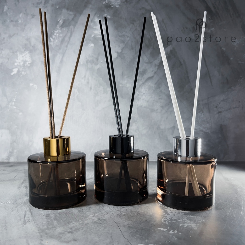 Jual Botol Reed Diffuser 100ml HITAM TRANSPARAN Kaca Tebal ...
