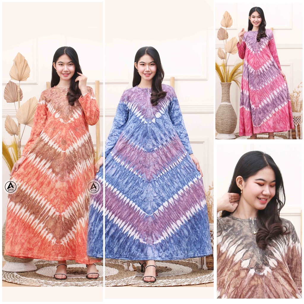 Jual Daster Gamis Lengan Panjang LD 110 Bahan Kaos Busui Kekinian Mama Muda Nyaman Adem Viral ...