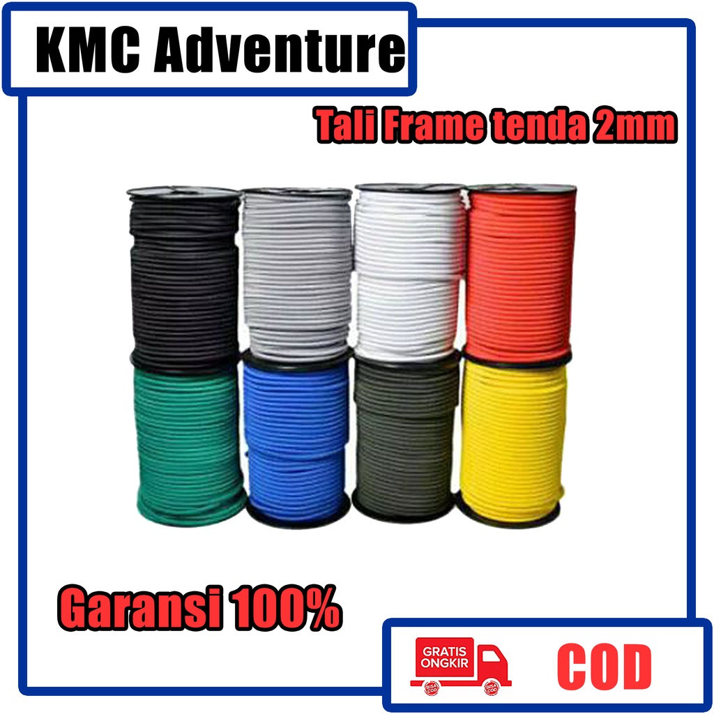 Jual TALI FRAME TENDA / Tali frame / Tali elastis / Tali Karet / Tali ...