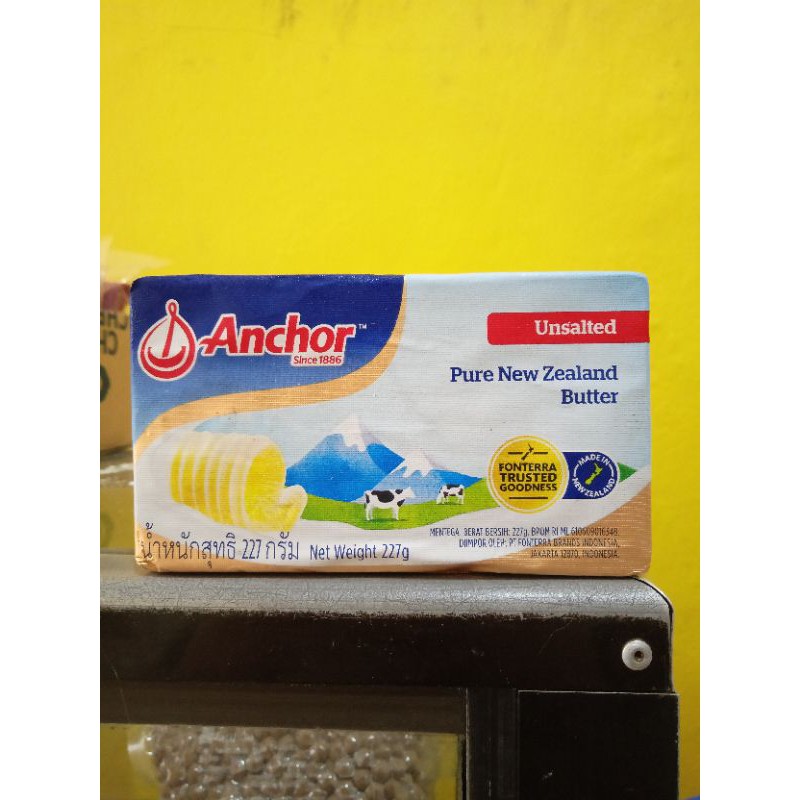 Jual Anchor Butter Salted / Unsalted - 200gr | Shopee Indonesia