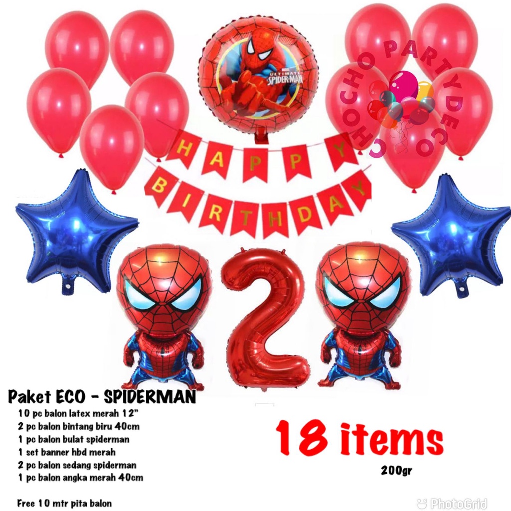 Jual Paket Spiderman - Paket ulang tahun ECO Spiderman - Dekorasi ulang ... Jual Paket Spiderman - Paket ulang tahun ECO Spiderman - Dekorasi ulang ...